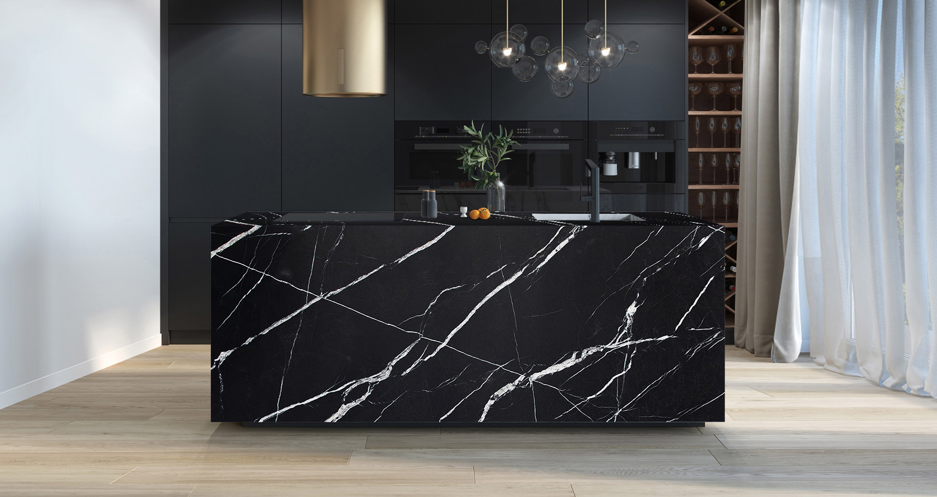 Nero Marquino - L3913_ - Marmi Orobici Graniti