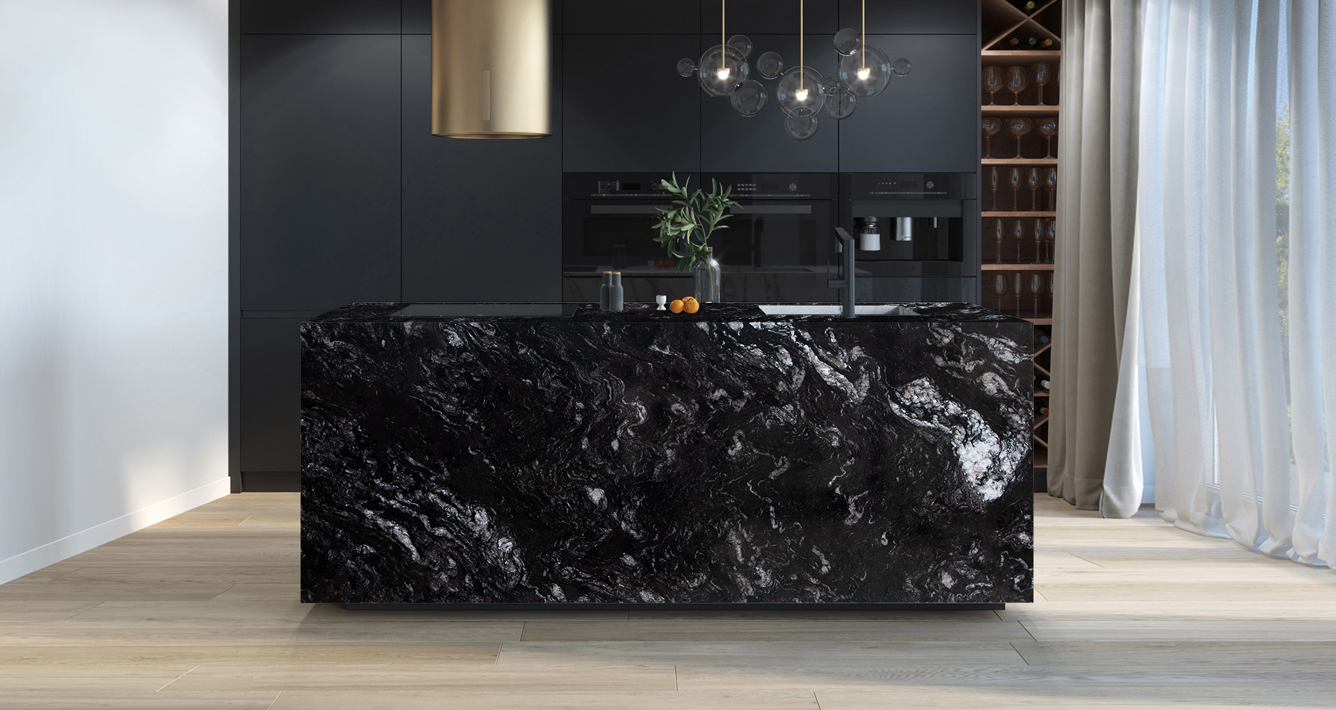 Cosmic Black_bg14693_ - Marmi Orobici Graniti