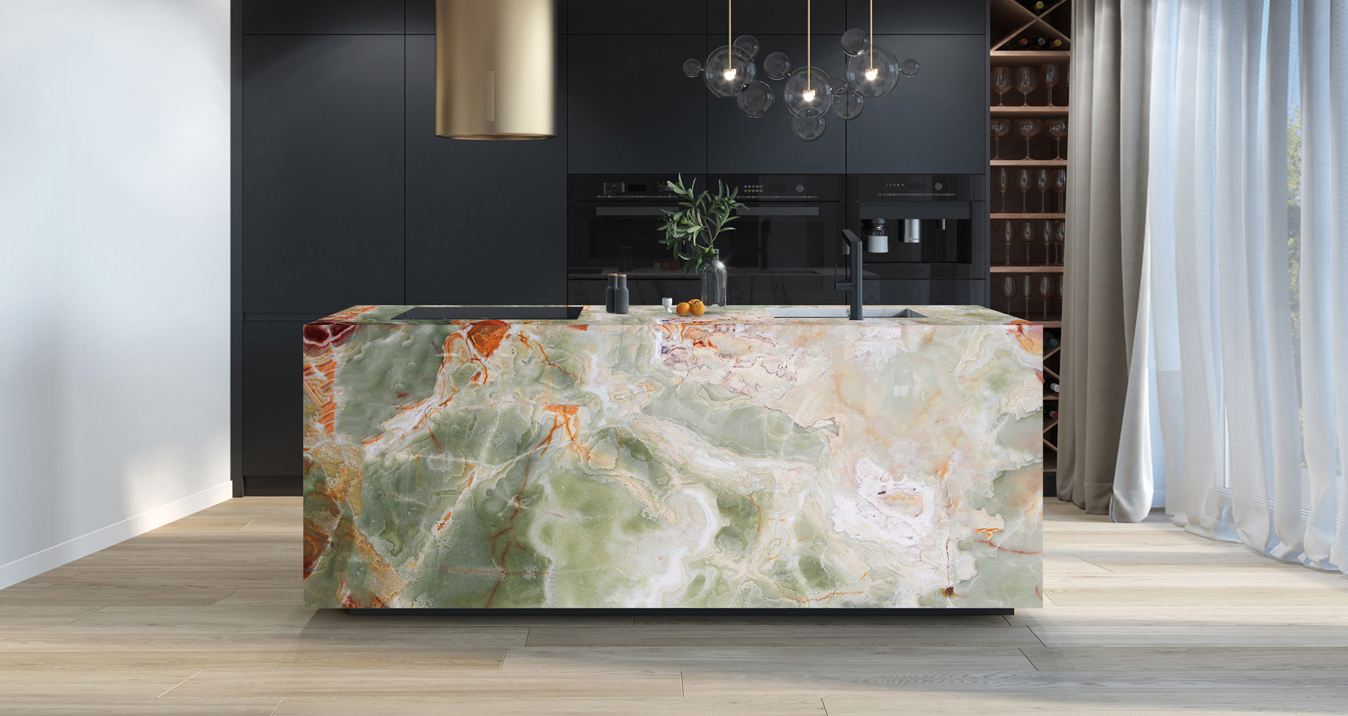 onice verde_vr8104 - Marmi Orobici Graniti